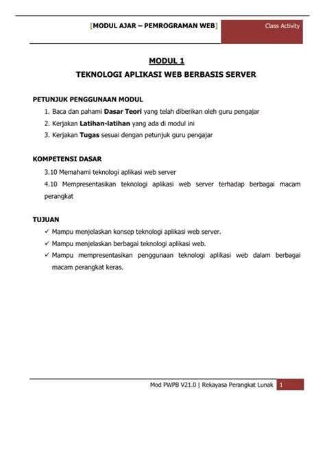 catatan kelas pemrograman web stuvia us
