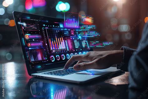 Ai Powered Data Analytics Business Insights With Virtual Kpi Dashboard And Advanced Algorithms