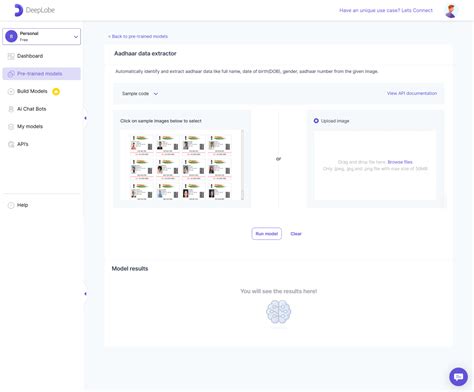 Aadhaar Data Extractor Model Deeplobe Help Documentation