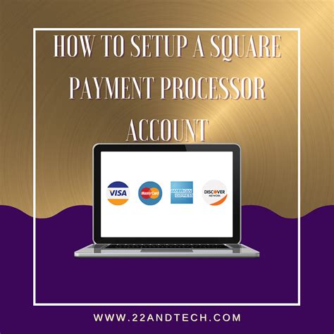 how to setup a square payment processor