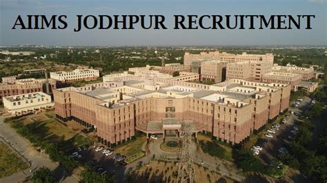Aiims Jodhpur Recruitment 2023 Applications Open For Sr Resident