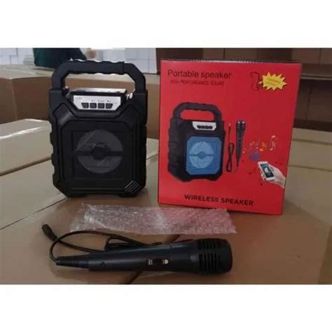 Black Wireless Portable Speaker At Piece In Mumbai Id