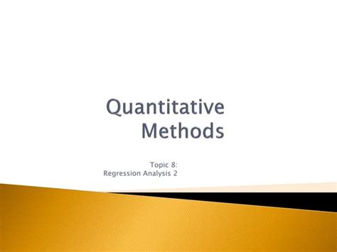 lecture 08 regression analysis part 2 ppt