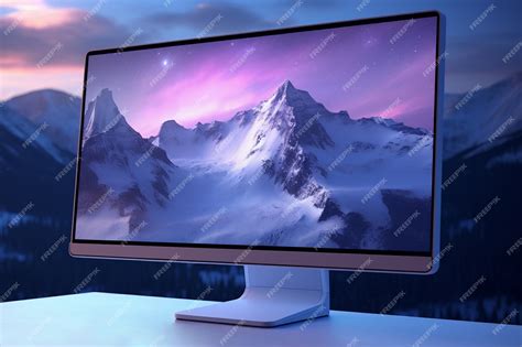 Free Photo View Of Computer Monitor Display