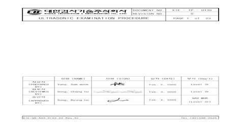 Pdf Ultrasonic Examination Procedure Dokumen Tips
