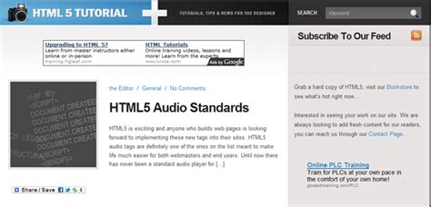 Unleashing Html5 Articles Guides Resources Tutorials And Cheat