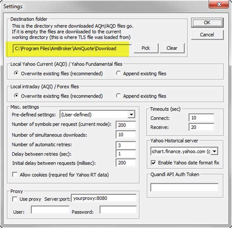 Amibroker Knowledge Base How To Re Import The Same Data Without Downloading Them Again
