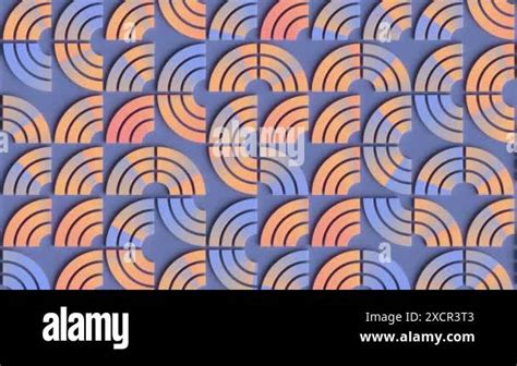 3d Rendering Loop Animation Consisting Of Abstract Undulating Lines