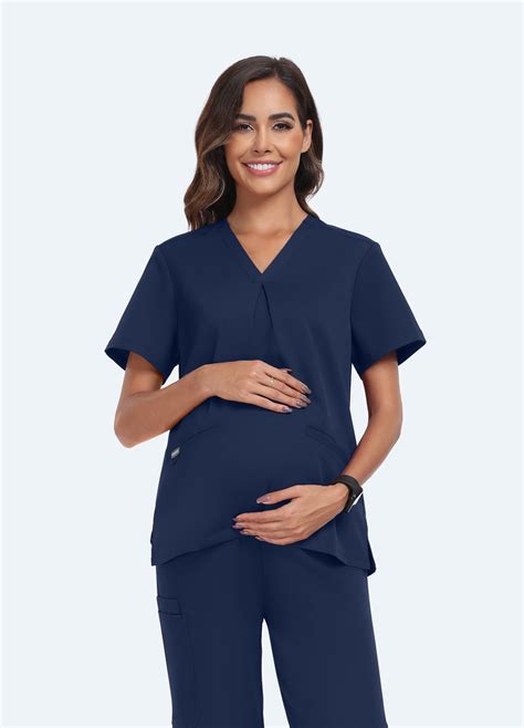 Chic And Comfortable Maternity Scrubs Elevate Your Pregnancy Style