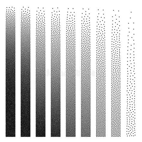 Dot Halftone Line Gradient Half Tone Texture Background Stipple Dot