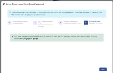Sss Login Success SSS Guides