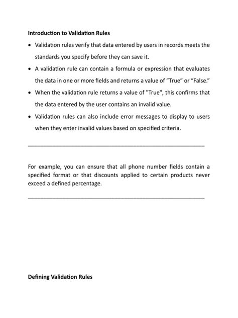 Validation Rules Pdf Function Mathematics Mathematics