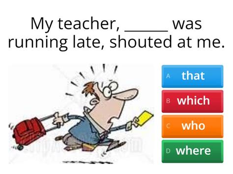 Relative Clauses Quiz