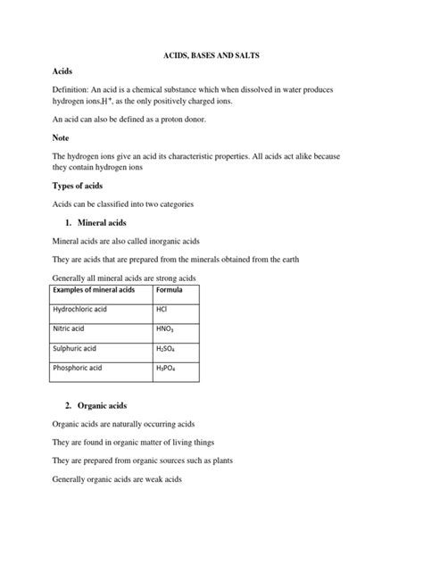Acids Bases And Saltspdf Pdf Acid Hydroxide