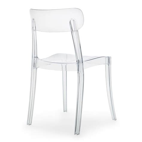 New Retro Dining Chair With Transparent Finish By Domitalia Madison