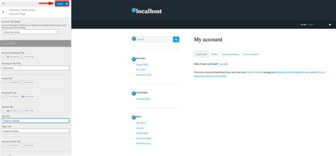 How To Customize My Account Page In Woocommerce