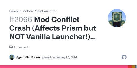 Mod Conflict Crash Affects Prism But NOT Vanilla Launcher Legacy4J And ImmediatelyFast 1 20