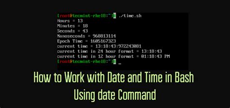 How To Work With Date And Time In Bash Using Date Command