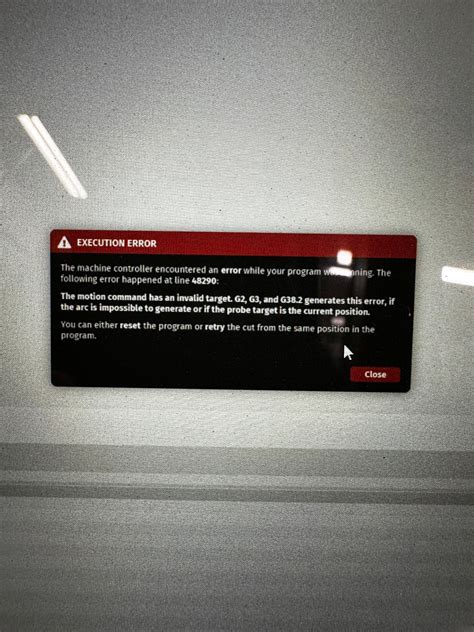 execution error killed program solved mr 1 langmuir systems forum