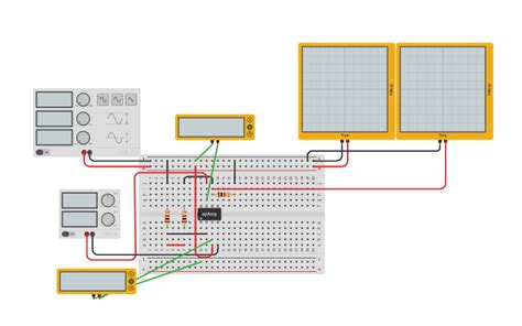 circuit design closed loop non inverting op amp tinkercad