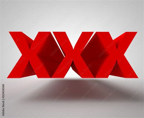 XXX Text On A Gray Background Stock Illustration Adobe Stock