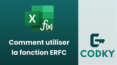 Comment Utiliser La Fonction Erfc Dans Excel Codky