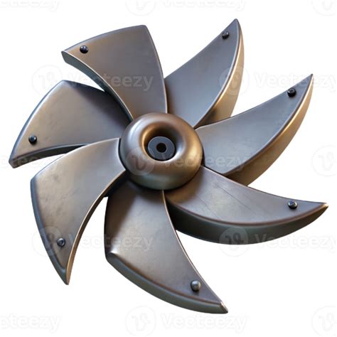 Impressive Vintage Homogenizer Blades Close Up Isolated Element Original 58034582 Png