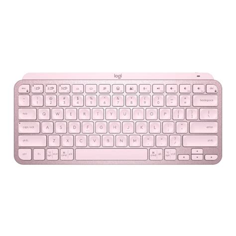 คีย์บอร์ดไร้สาย Logitech Bluetooth Keyboard Mx Keys Mini Rose En