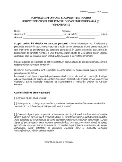 Formular Gdpr Cabinet Pdf