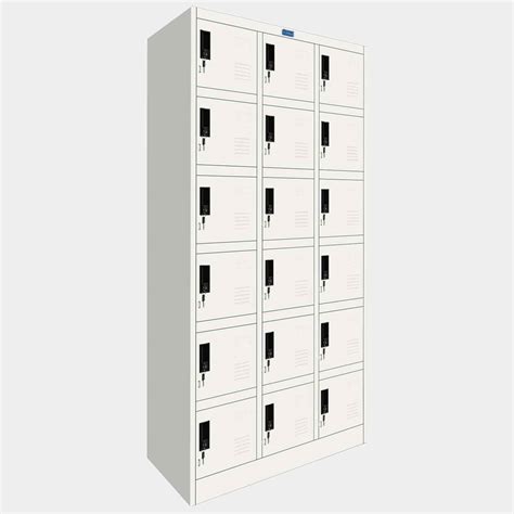 ตู้ล็อคเกอร์เหล็ก 18 ช่อง รุ่น Clk 18 เหล็กหนา ทนทาน รับประกันนาน 3 ปี