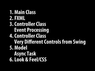 Migration From Swing To JavaFX PPT