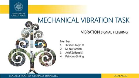 Vibration Signal Filtering Pptx Digital Audio Computer Software