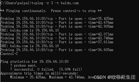 Tcping实用小工具 Csdn博客