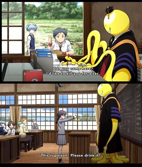 An Anime Scene With The Caption That Reads Id Like To Kill Someone