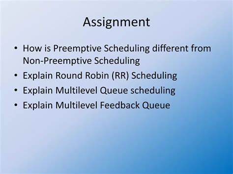 Operating System 30 Preemptive Scheduling Pptx Operating Systems Computer Software And