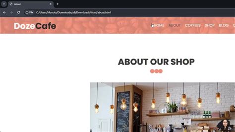 01 First Website Design Project 1 First Html Page About Page Html