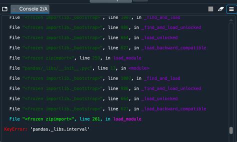 Python What Is Keyerror Pandasterval Stack Overflow