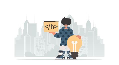 The Individual Is Holding A Browser Window With A Programming Picture And To Boot Standing Near