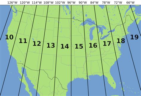 Utm Zone Map View Utm Coordinate And Grid Maps By Region