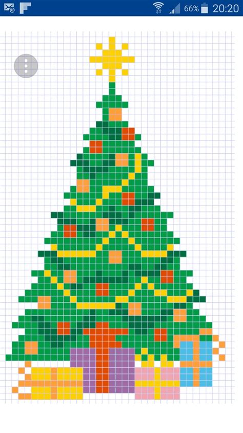 Красивые новогодние рисунки по клеточкам Фотоподборки 1