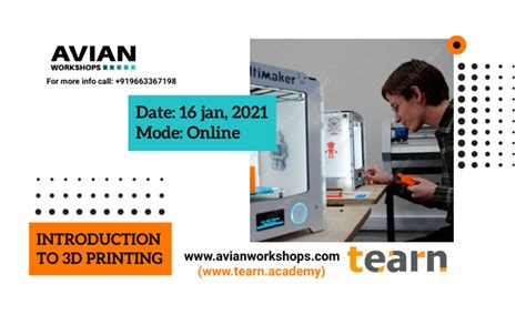 Introduction To 3d Printing Online Training Events In India Indiaeve