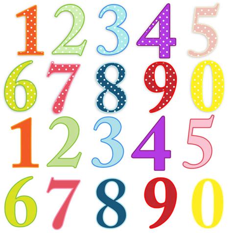 Numery Kolorowe Clipart Darmowe Zdjęcie Public Domain Pictures
