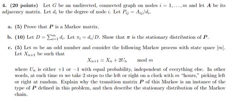 solved 4 20 points let g be an undirected connected