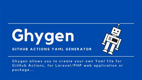 GitHub Hi Folks Gh Actions Yaml Generator Ghygen Is A GitHub Actions