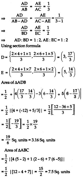 Coordinate Geometry Class 10 Extra Questions Maths Chapter 7 With Solutions Learn Cbse