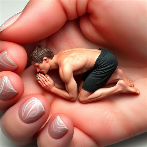 Tinyaiguy In A Giantess Hand