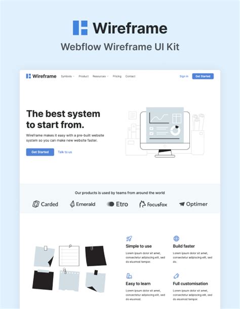 Wireframe Creative HTML5 Responsive Website Template