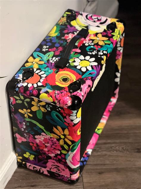 Covered An Eighties Marshall Cab In Peel And Stick Wallpaper For A Fun