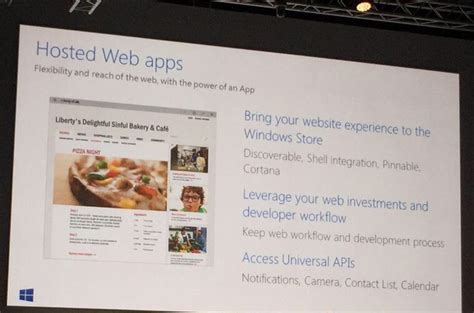 Μετατροπή των websites σε apps στο Windows Store ανακοίνωσε η Microsoft
