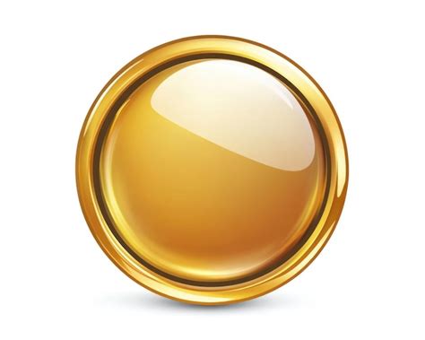Gold Sponsor Round Button Icon With Sponsorship Seal For Web Premium